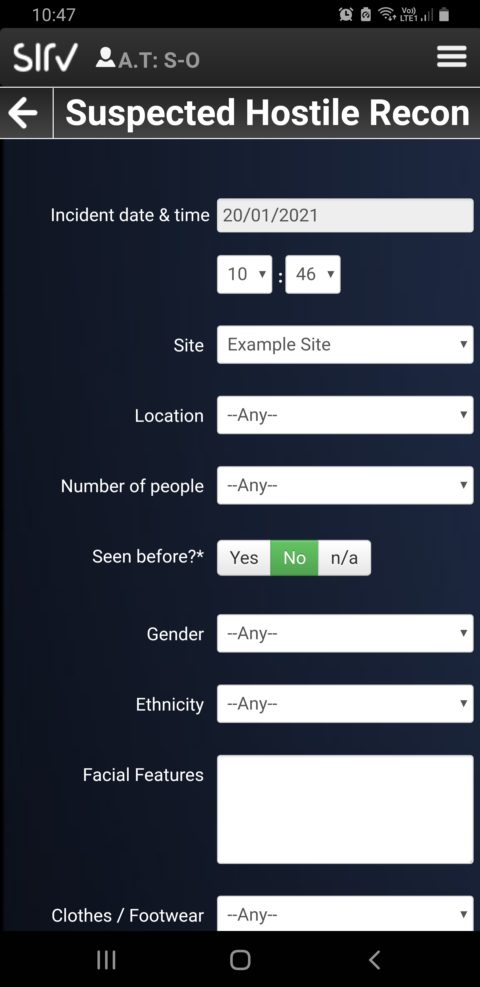 Hostile Reconnaissance Terrorist Attack