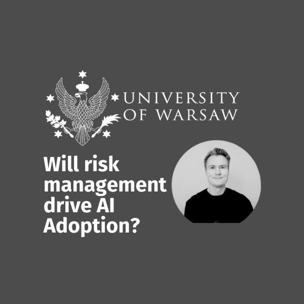 Will risk management drive AI adoption?